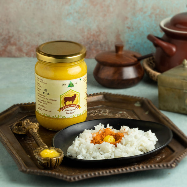 Agna A2 Desi Cow Ghee - Hand Churned from Curd – FreshMill Oils
