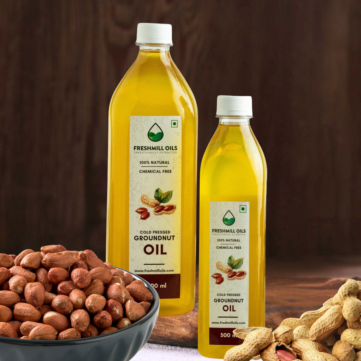 Cold Pressed Groundnut Oil – FreshMill Oils