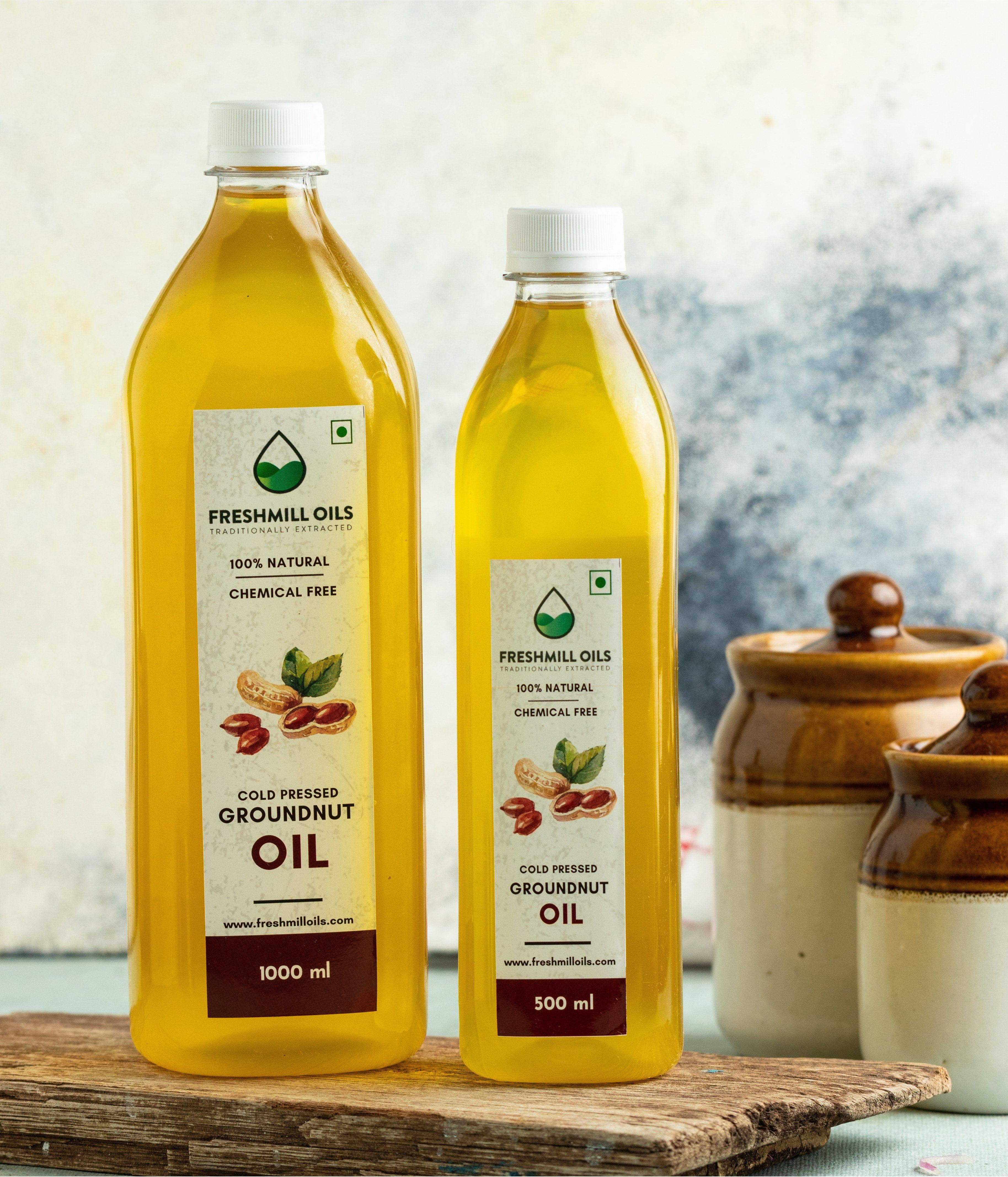 Cold Pressed Groundnut Oil – FreshMill Oils
